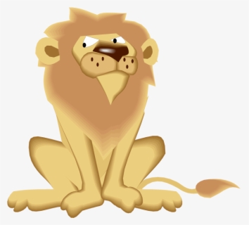 Lions Clipart Zoo Animal - Lion Vintage Animal Transparent , Free ...