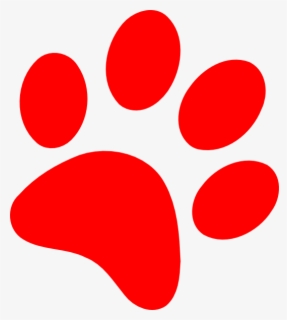 Download Transparent Pawprint Clipart - Red Heart Paw Print Clip Art ...