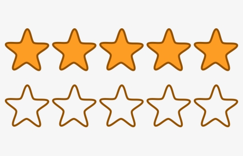 Free 5 Stars Clip Art with No Background - ClipartKey