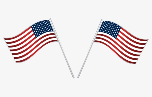 Crossed Transparent Us Flags Png , Free Transparent Clipart - ClipartKey