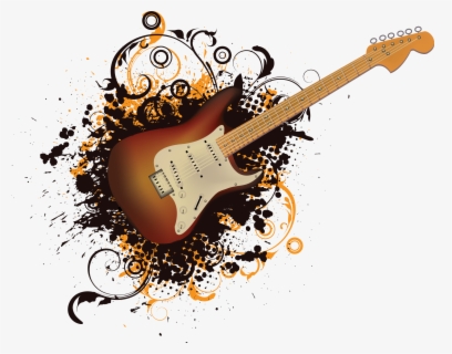 Guitar Music Rock Png Image - Rock Guitar Clip Art , Free Transparent ...
