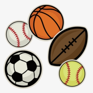 Sports Balls Clip Art Black And White Transparent Png - Sports Black ...