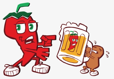 Burnie Points To Beer - Cartoon , Free Transparent Clipart - ClipartKey