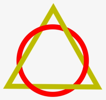 Circle And Triangle Symbol - Triangle Circle On Top , Free Transparent ...