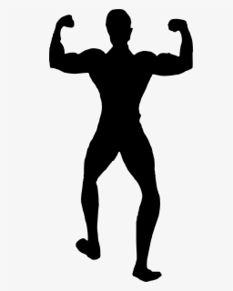 Muscle Man Bodybuilder Silhouette Png Free Png Images , Free ...