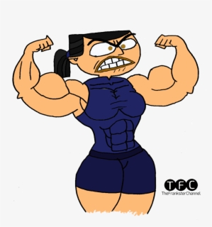 Muscle Clipart Flexed Muscle - Muscle Girls Growth Deviantart , Free ...