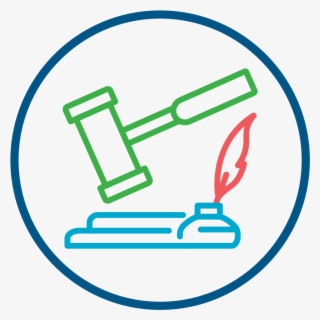 Gavel Icon Symbolizing Justification - Justification Icon , Free ...