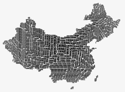 Map,angle,monochrome Photography - China Country Shape Flag , Free ...