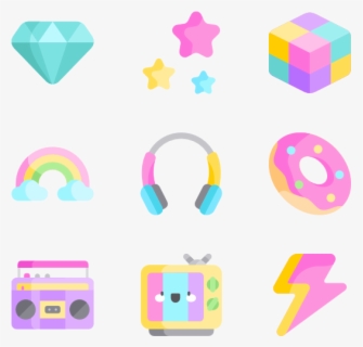 Clip Art Transparent Library Eighties Icons Free - 80's Icon Png , Free ...