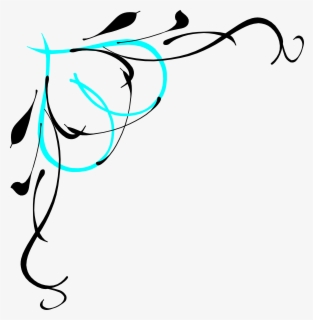 Page Corner Borders Clip Art - Simple Corner Border Design , Free ...