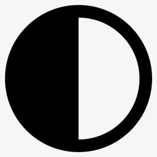 Drawing Of Quarter Moon , Free Transparent Clipart - ClipartKey