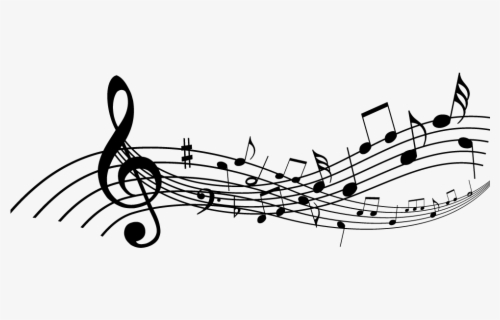 Clip Art Music Staff Clipart Free - String Of Music Notes , Free ...