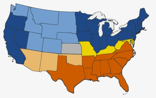 Us Secession Map - Civil War States Map , Free Transparent Clipart ...