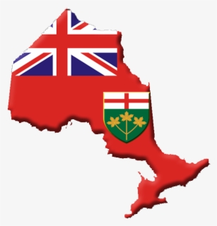 File Flag Map Of Ontario Svg , Free Transparent Clipart - ClipartKey