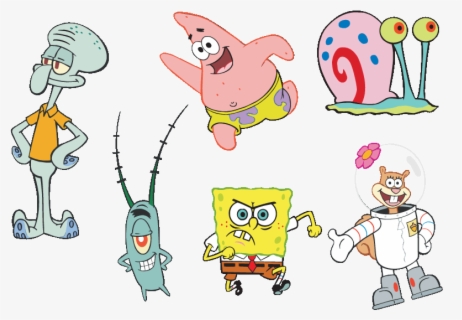 Spongebob And Friends Transparent , Free Transparent Clipart - ClipartKey