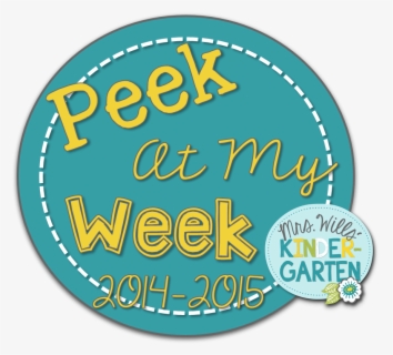 Peek At My Week , Free Transparent Clipart - ClipartKey