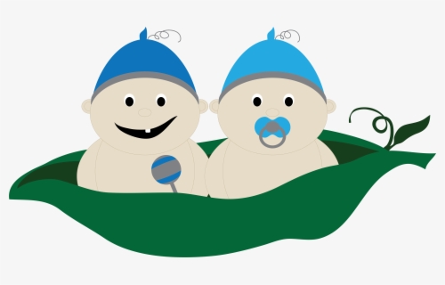 Two Peas In A Pod Twins , Free Transparent Clipart - ClipartKey