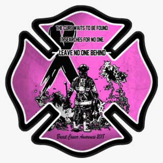 Breast Cancer Awareness Firefighter Decal - Firefighter Breast Cancer ...
