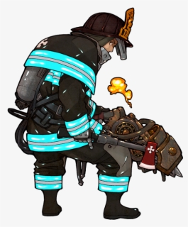 Transparent Fire Brigade Clipart - Fire Force Volume Covers , Free ...