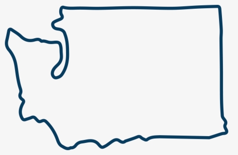 Washington State Outline Png - Washington State Flag Map , Free ...