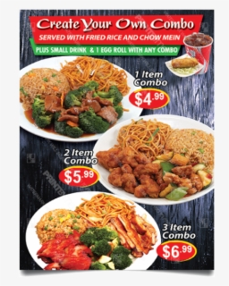 Chinese Food Combo Menu , Free Transparent Clipart - ClipartKey