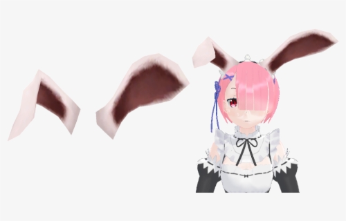 Transparent Bunny Ears Clipart - Mmd Rabbit Ears , Free Transparent ...