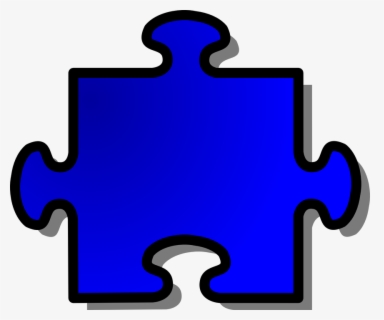 Jigsaw Shape Blue - Puzzle Piece Transparent Background , Free ...