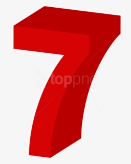 Free Png Download Number Seven Red Clipart Png Photo - Seven Red Png ...