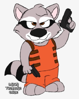 Rocket Raccoon Clipart Furry - Rocket Raccoon Fat , Free Transparent ...