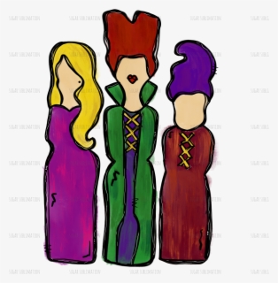 Hocus Pocus Hair Outline , Free Transparent Clipart - ClipartKey