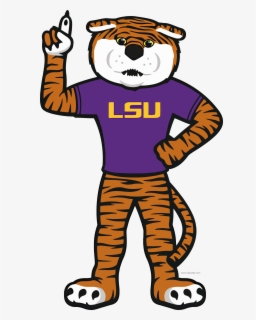 Lsu Tigger One Clipart Png Download - Mike The Tiger Graphic , Free ...