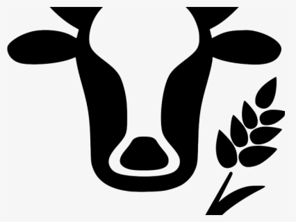 Transparent Agriculture Clipart - Cow Farm Symbol Png , Free ...