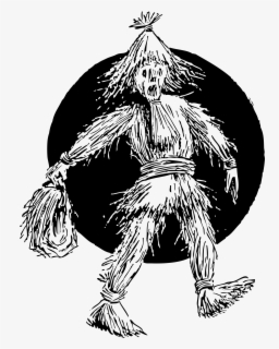 Straw Man - Cartoon Straw Man , Free Transparent Clipart - ClipartKey