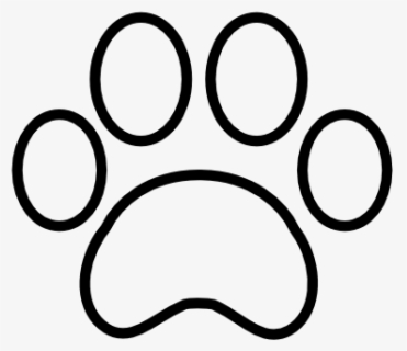Outline Paw Print Vector , Free Transparent Clipart - ClipartKey