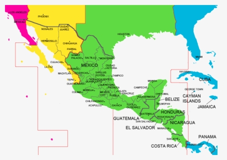 Time Zone Map Mexico , Free Transparent Clipart - ClipartKey