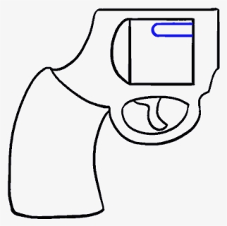 How To Draw Cartoon Revolver - Cartoon Gun Drawing , Free Transparent ...