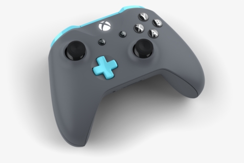 Grey And Blue Xbox Controller , Free Transparent Clipart - ClipartKey