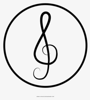 Coloring Pages Coloring Pages Treble Clef Page Fall , Free Transparent ...