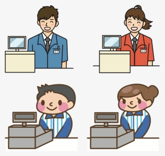 Human - Cashier Clipart Png , Free Transparent Clipart - ClipartKey
