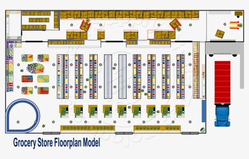Grocery Clipart Provision Store - Grocery Store Supermarket Layout Plan ...