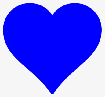 Download Blue Heart Svg Clip Arts - Blue Heart - ClipartKey