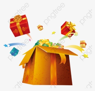 Open The Gift Box - Lucky Draw Gift Box , Free Transparent Clipart ...