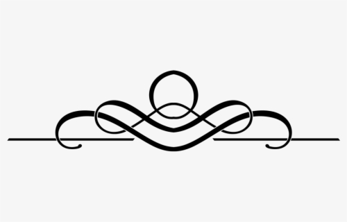 Clip Art Collection Of Free Flourish - Fancy Curved Lines Png , Free ...
