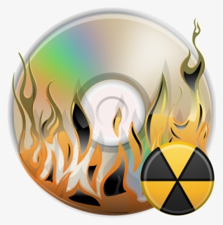 Yellow,disk Storage,compact Disc - Burning Cd Logo Vector , Free ...