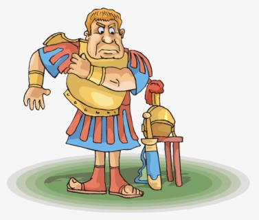 Roman Empire Soldiers - Brave Adjective Cartoon , Free Transparent ...