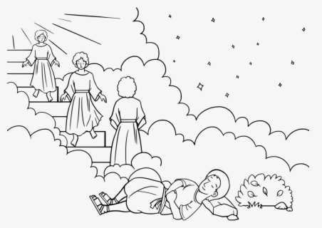 Jacobs Ladder Coloring Page , Free Transparent Clipart - ClipartKey