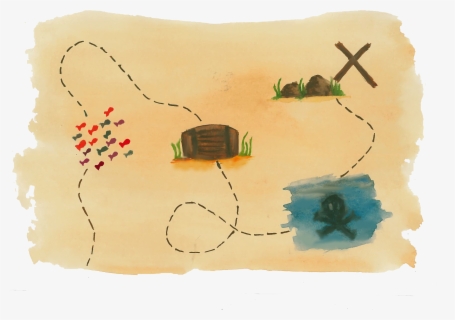 Of World Picture Animated - Treasure Map Cartoon Transparent , Free ...