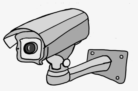 Clipart Camera Black And White - Security Camera Logo Design , Free ...
