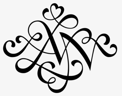 Dsl Monogram - Calligraphy , Free Transparent Clipart - ClipartKey