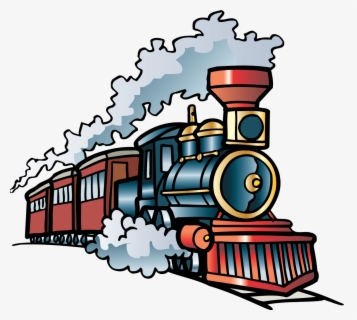 Train Clipart Gray - Train Transparent Background Cartoon , Free ...